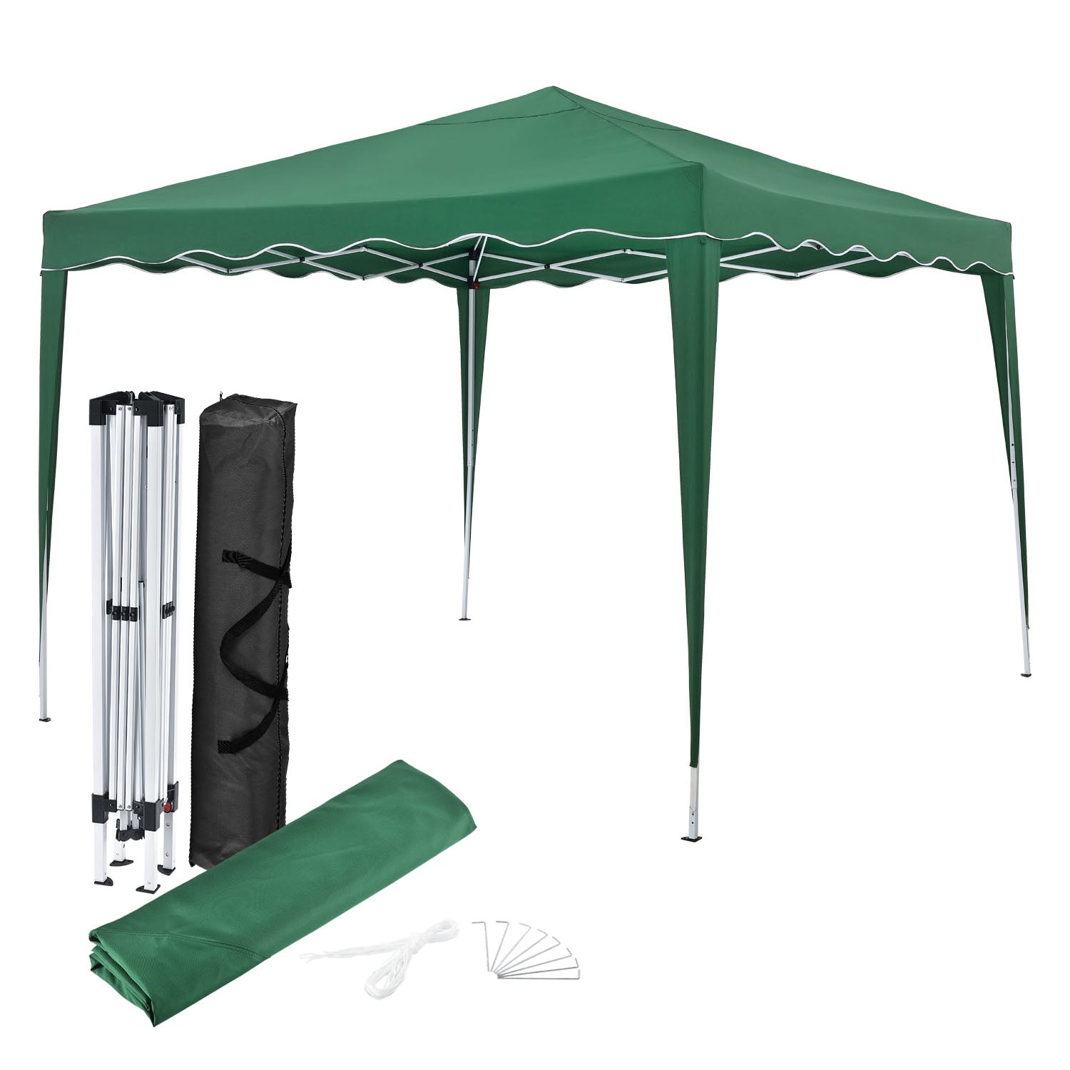 Inklapbare Partytent Vivara - 3 x 3m - Groen – Hosel